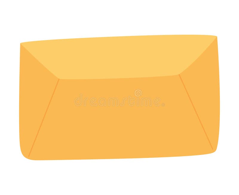 Envelope de carta aberto ilustração do vetor. Ilustração de retangular ...