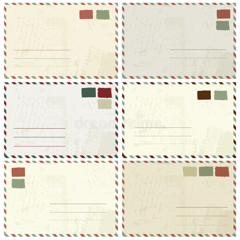 Envelope Design Die-stamping Stock Vector - Illustration of envelope ...