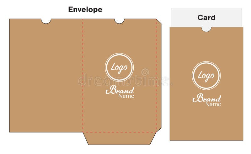 Envelope Die Cut Mock Up Template Vector Stock Vector - Illustration of ... Envelope Die Cut Mock Up Template Vector Stock Vector - Illustration of ...