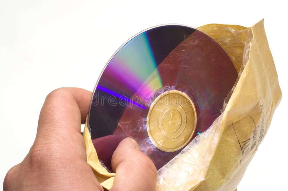 Envelope and disc stock photo. Image of data, hold, envelope - 7489488