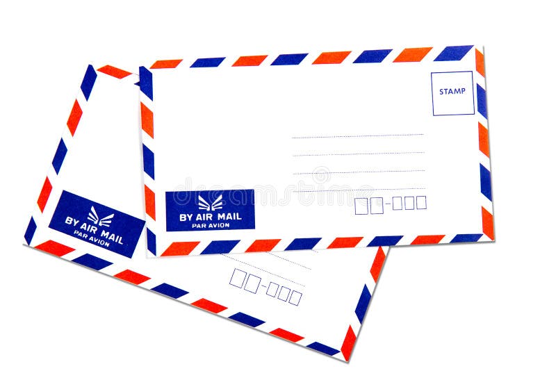 Envelope do correio de ar foto de stock. Imagem de correio - 26967326
