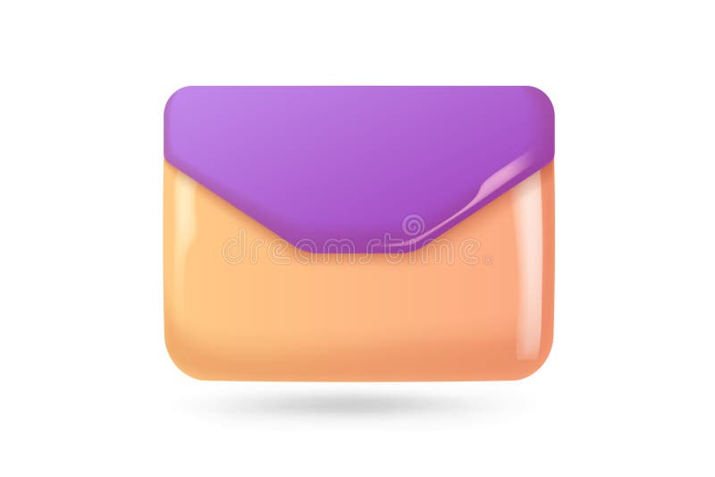 Envelope Documents Icon. 3D Vector Illustration Stock Vector ...