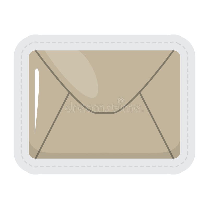 Envelope dotted sticker stock vector. Illustration of label - 146971995