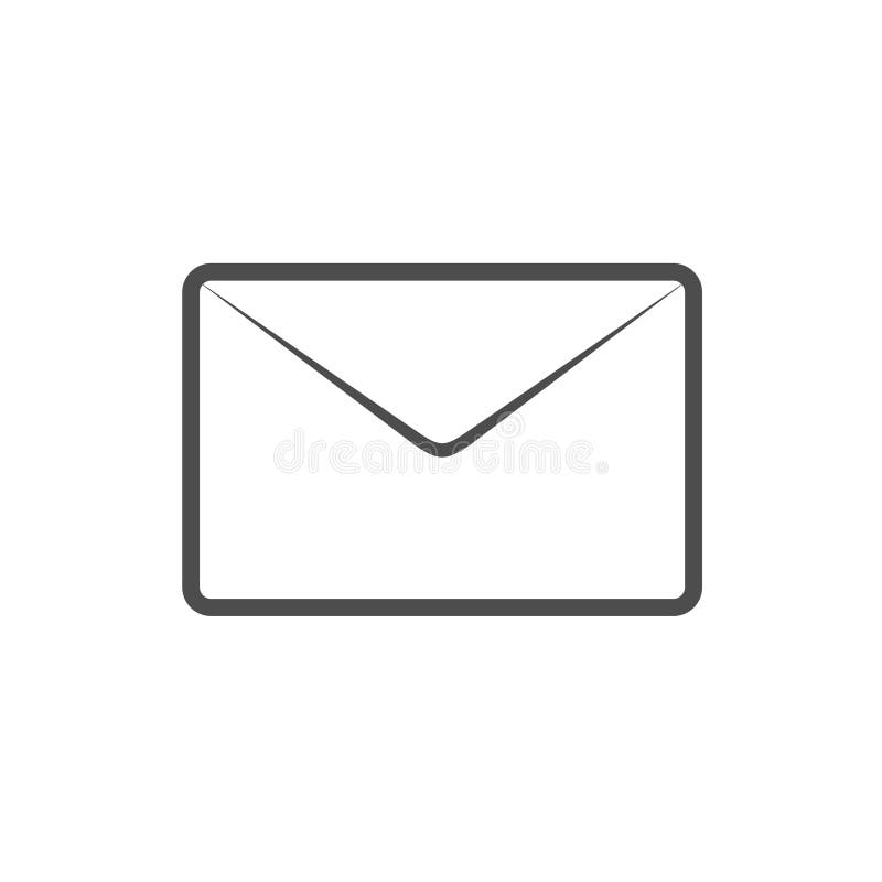 Envelope draw design stock vector. Illustration of email - 138080162