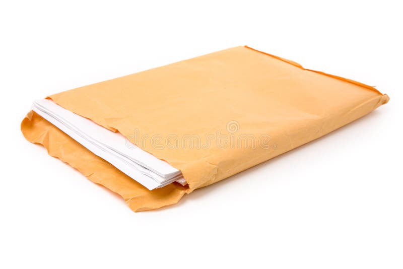 Envelope Grande E Documento Foto de Stock - Imagem de fundos, embalagem ...