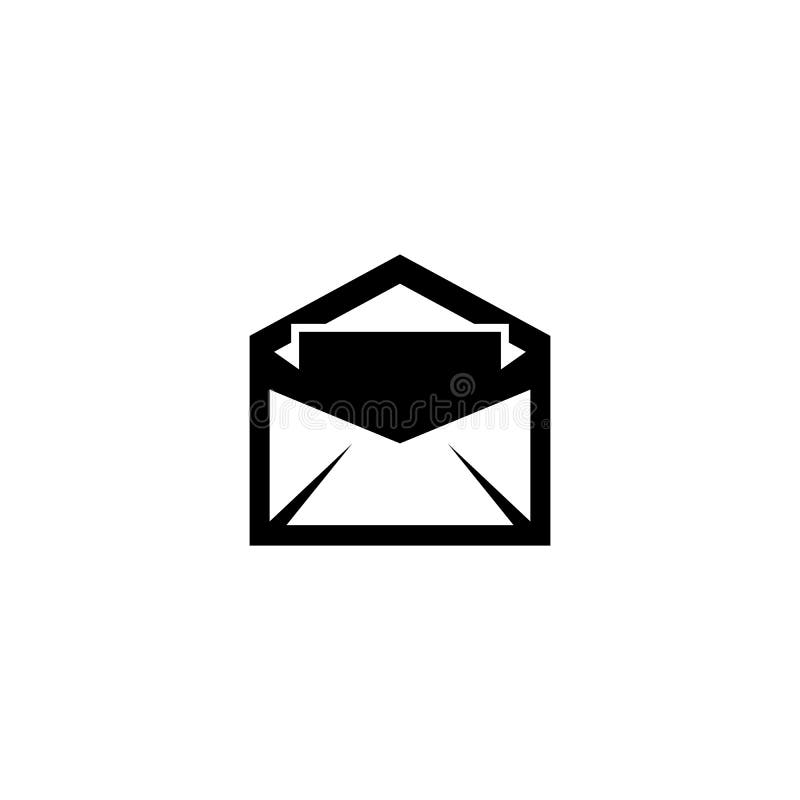 Envelope Email Icon Logo Template Illustration Design Stock ...