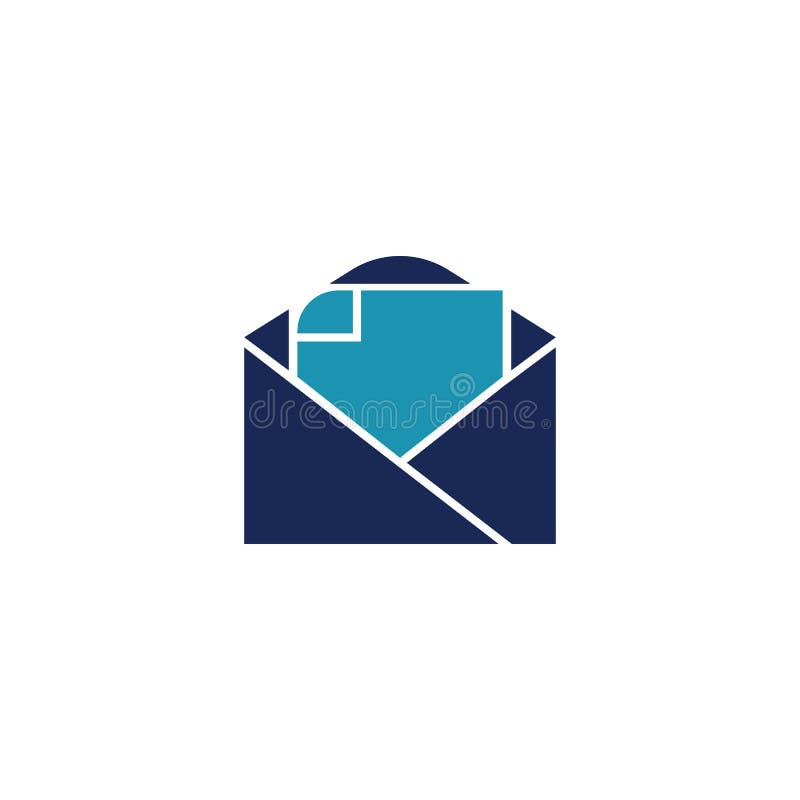 Envelope Email Icon Logo Template Illustration Design Stock ...