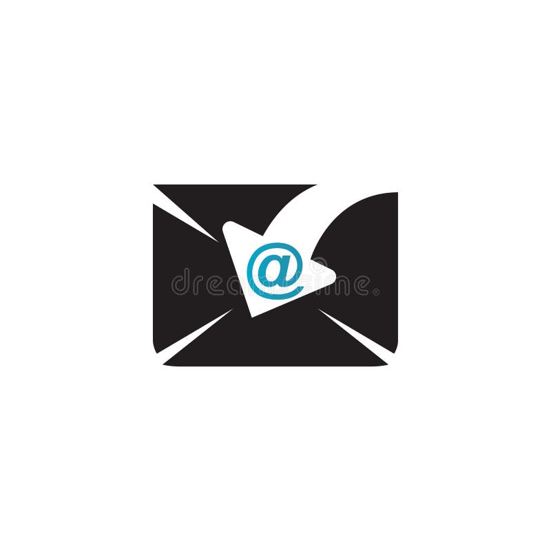 Envelope Email Icon Logo Template Illustration Design Stock ...
