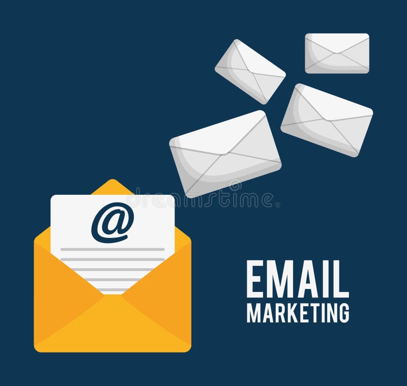 Envelope Email Marketing Send Design. Stock Vector - Illustration of ... Envelope Email Marketing Send Design. Stock Vector - Illustration of ...