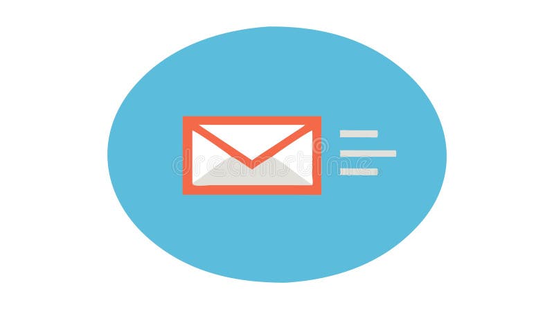 Envelope Email Message Flat Design UI UX Icon, Vector Design Generative ...