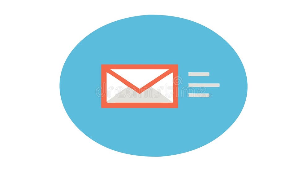 Envelope Email Message Flat Design UI UX Icon, Vector Design Generative ...