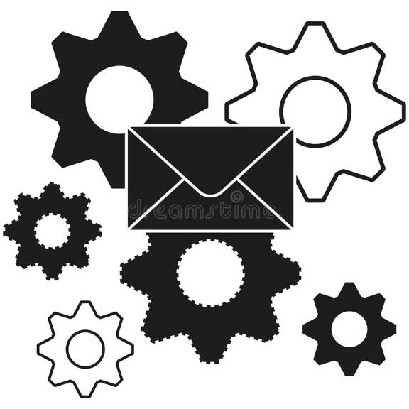 Process Icon Gears Stock Illustrations – 6,337 Process Icon Gears Stock ...