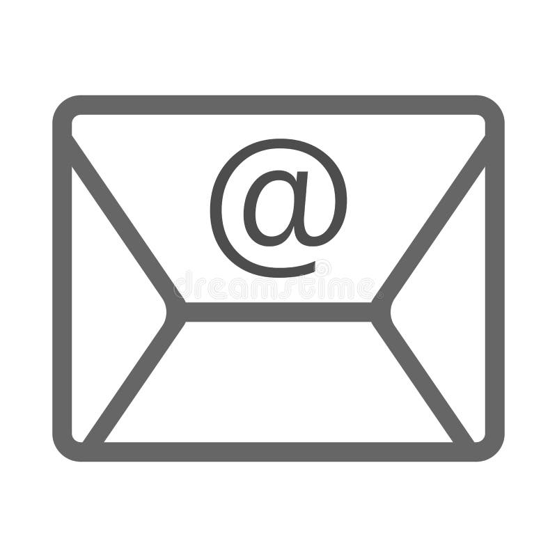 Envelope Icon Vector Eps10. Grey Envelope Email Sign. Stock Vector ...