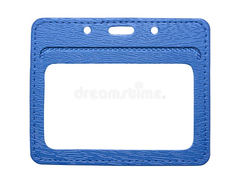 Envelope Holder for the Badge Close-up Isolated on White Background ...