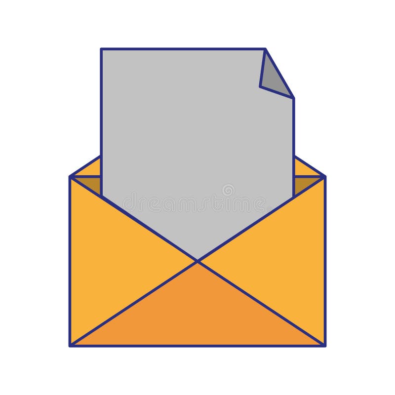 Envelope icon cartoon stock vector. Illustration of envelop - 146262635