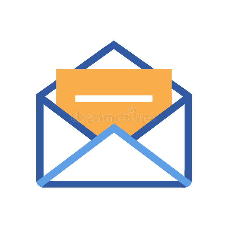 Elegant Open Envelope for Formal Invitations Stock Vector ...