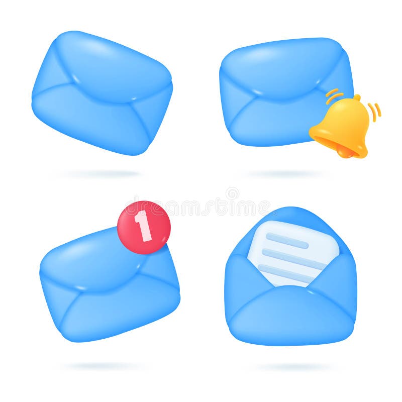 Envelope Icon. Email Notifications To Receive News and Online Documents ...