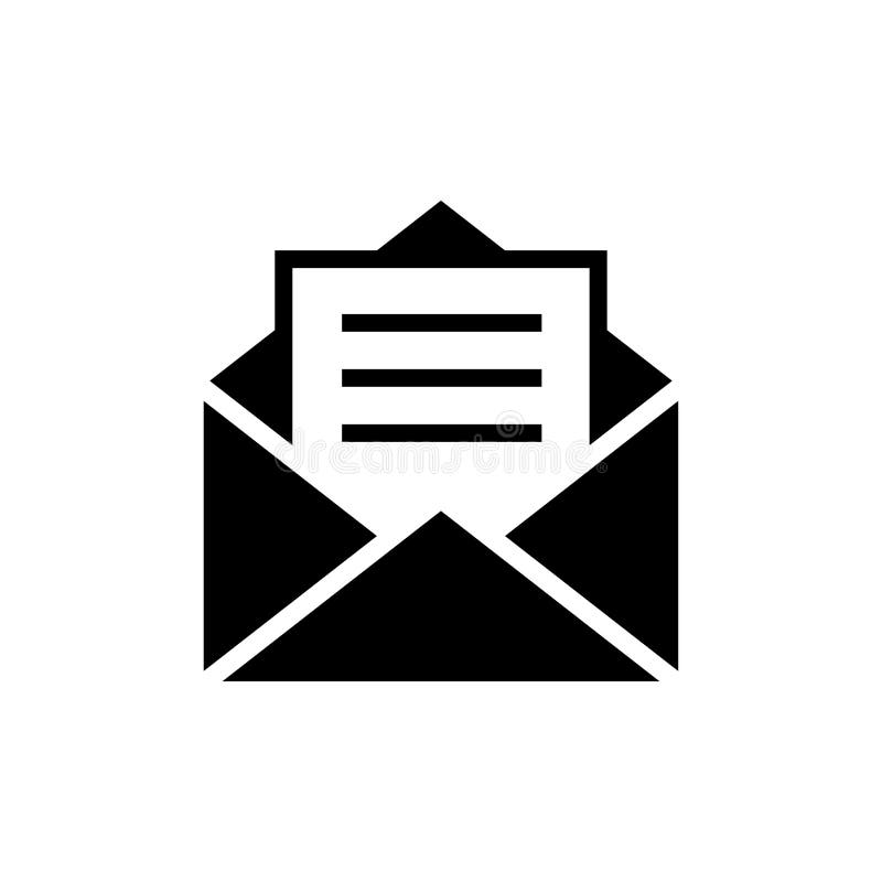 Envelope Icon Flat Vector Template Design Trendy Stock Vector ...