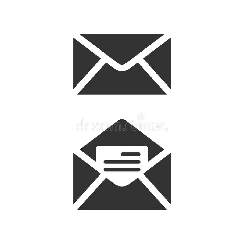 Envelope Icon Logo Template Illustration Design. Vector EPS 10 Stock ...