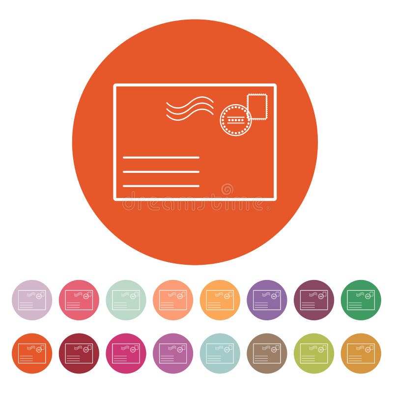 The Envelope Icon. Mail Symbol Stock Vector - Illustration of computer ...