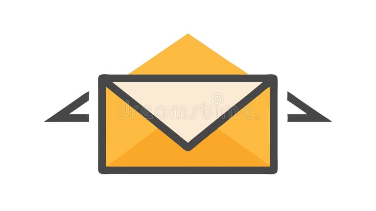 Envelope Icon with Outgoing Arrow Email Message Send, Vector Design ...
