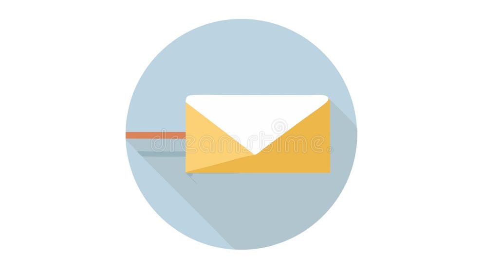 Envelope Icon, Representing Message or Mail, Vector Design Generative ...