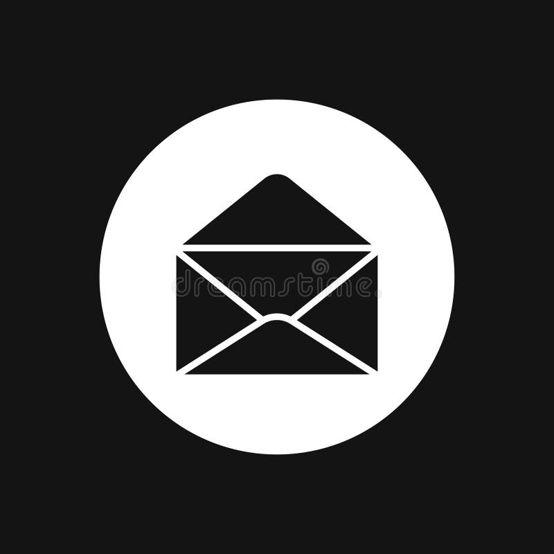 Envelope Icon, Vector Mail Envelope and Letter Symbol Stock ...