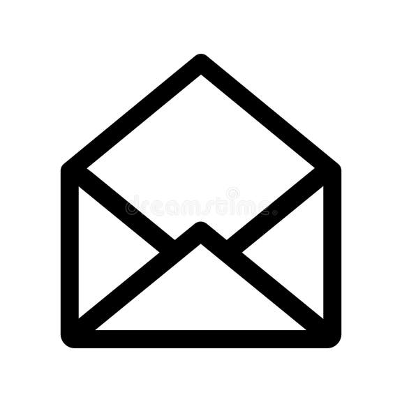 Envelope icon stock vector. Illustration of information - 305308281