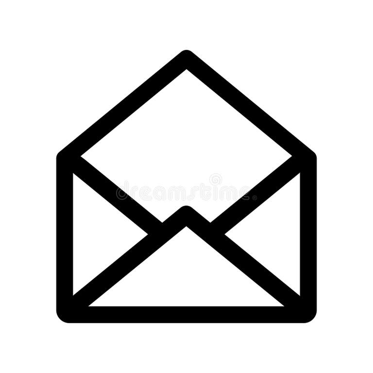 Envelope icon stock vector. Illustration of information - 305308281