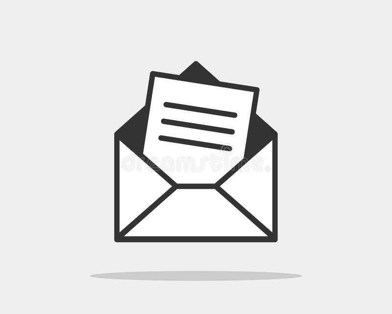 Envelope Icons Letter. Envelop Icon Vector Template. Mail Symbol ...