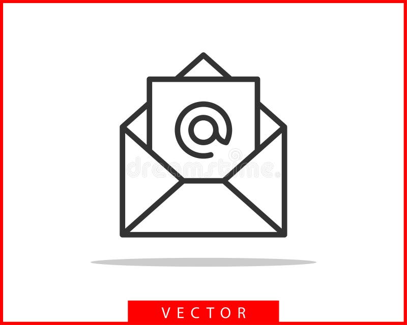 Envelope Icons Letter. Envelop Icon Vector Template. Mail Symbol ...