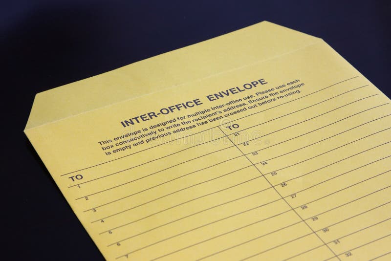 Envelope interno foto de stock. Imagem de confidencial - 6857826