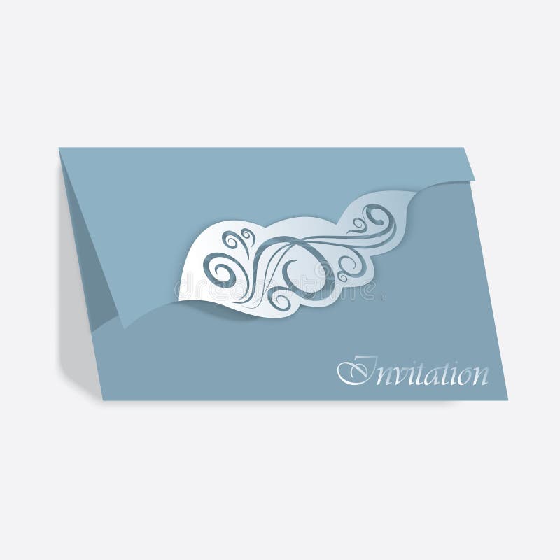 Envelope for the Invitation. Beautiful, Stylish Design Stock Vector ...
