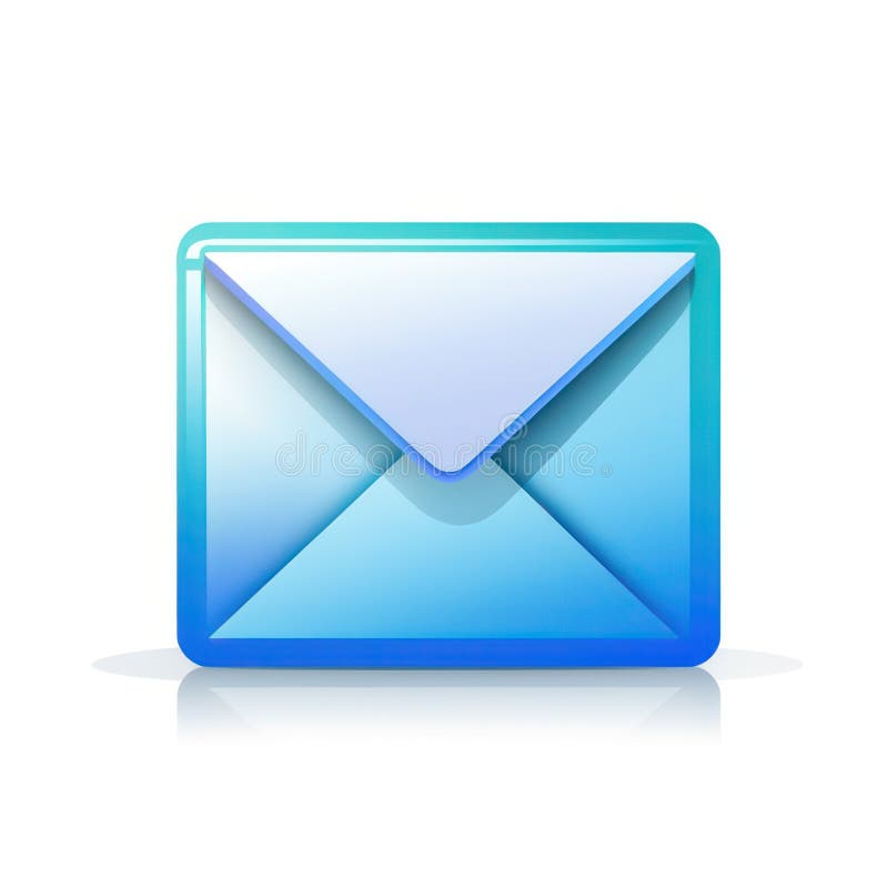Envelope Isolated on White Created with Generative AI. Letter Icon ...