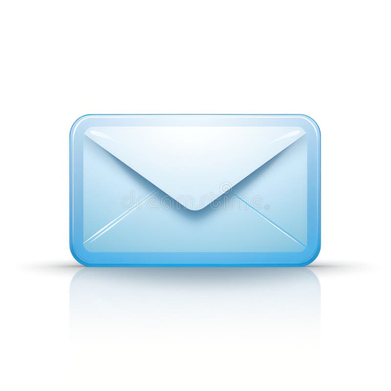 Envelope Isolated on White Created with Generative AI. Letter Icon ...