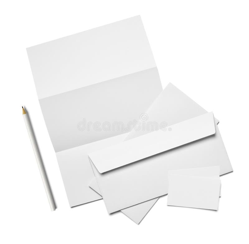 Envelope Letter Card Paper Template Business Stock Photo - Image of ...