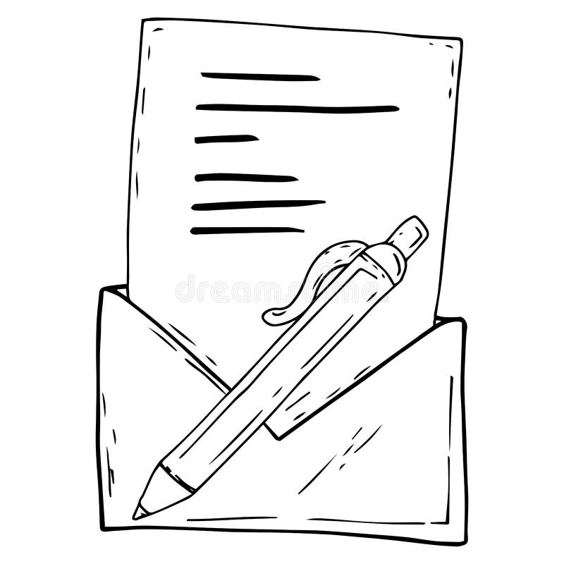 Email Coloring Page Stock Illustrations – 53 Email Coloring Page Stock ...