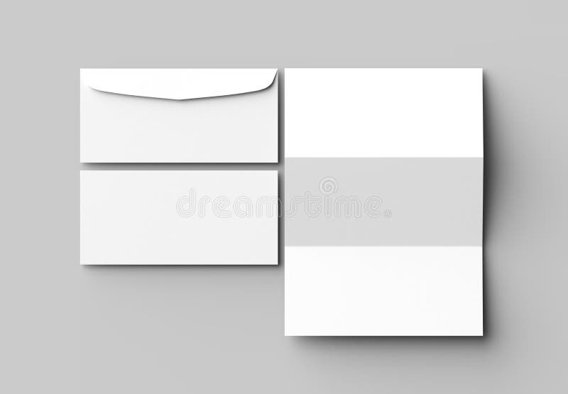 Letter mock-up stock vector. Illustration of letterhead - 43428089