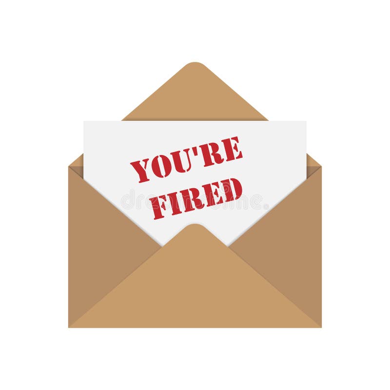 Fired Letter Mail Stock Illustrations – 30 Fired Letter Mail Stock ...