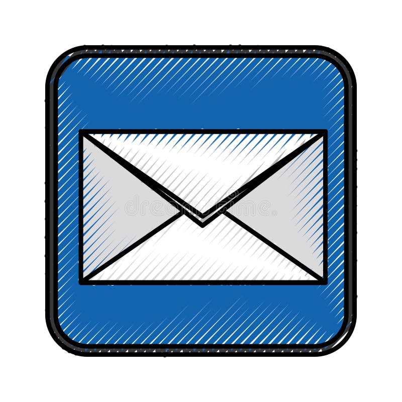 Envelope Mail Application Icon Stock Vector - Illustration of sign ...