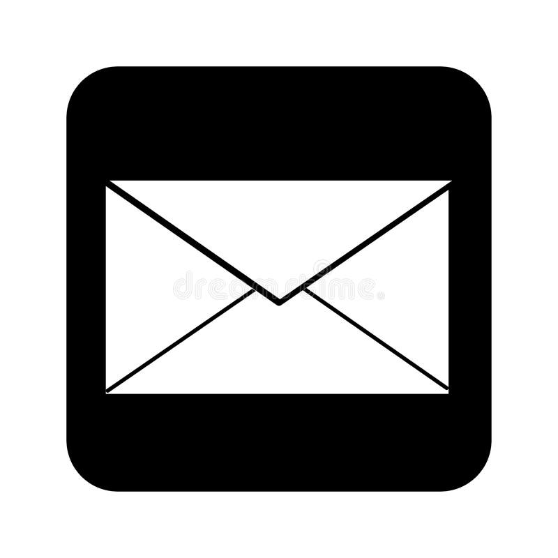Envelope Mail Application Icon Stock Vector - Illustration of phone ...