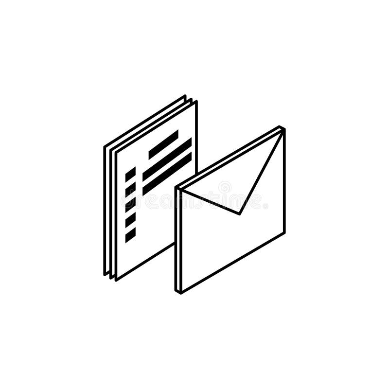 Envelope mail data icon stock photo. Image of vector - 147762324