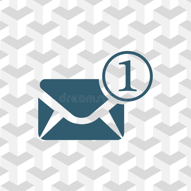Envelope Mail Icon, Vector Illustration. Flat Design Style Stock Vector ...
