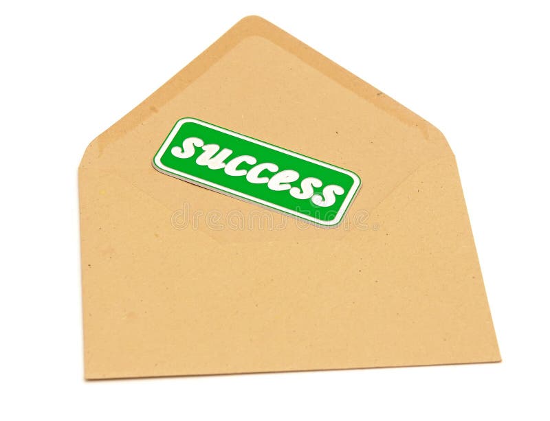 Envelope Mail Message of Success Stock Image - Image of email, opening ...