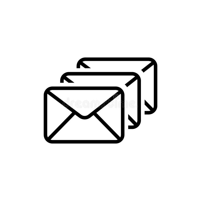 Envelope Mail, Email Letter, Message. Flat Vector Icon Illustration ...