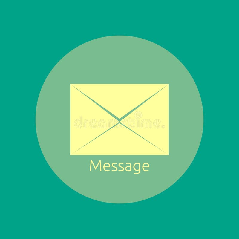 Envelope message stock vector. Illustration of letter - 41200075