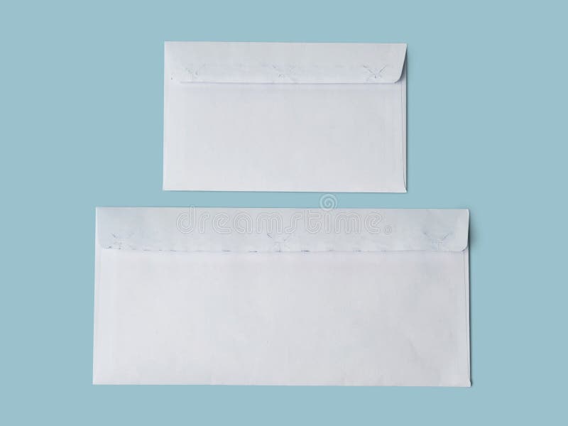 Envelope Mock Up, White Blank Empty Copy Space Paper Stock Photo ...