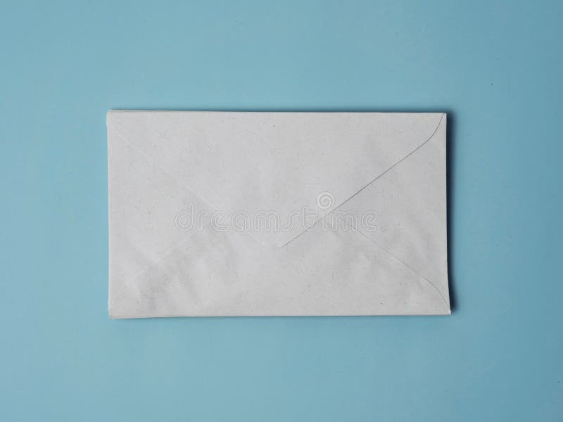 Envelope Mock Up, White Blank Empty Copy Space Paper Stock Image ...