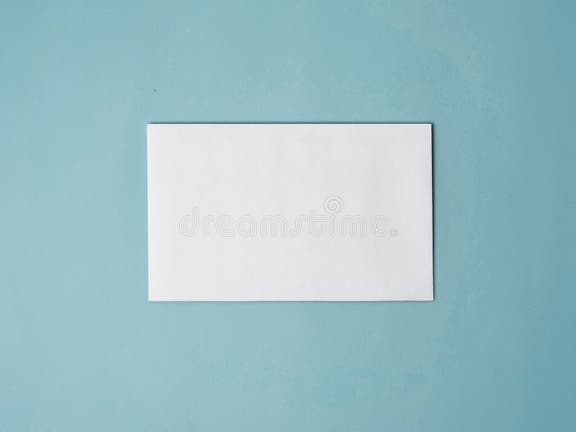 Envelope Mock Up, White Blank Empty Copy Space Paper Stock Image ...