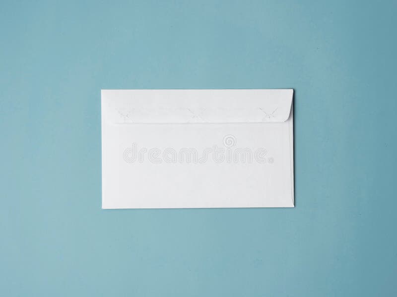 Envelope Mock Up, White Blank Empty Copy Space Paper Stock Photo ...
